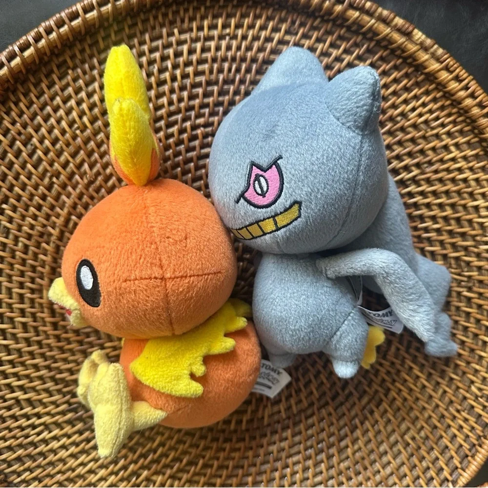 Pokemon | Toys | Tomy Pokmon Set Of 2 Plush Banette Torchic Pokemon ...